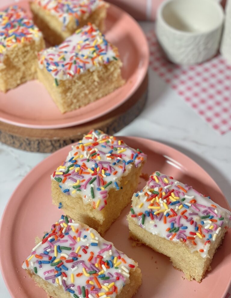 Vanilla Sprinkle Cake - Sab's Bakes